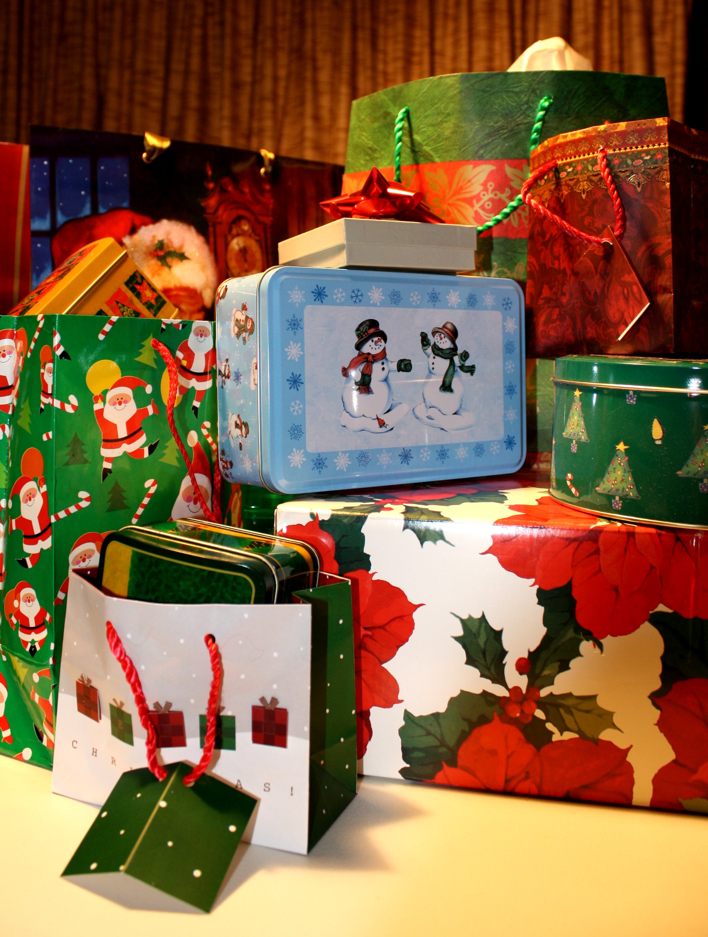 Christmas Gift Packages Picture Free Photograph Photos Public Domain