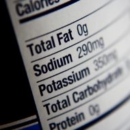 Nutrition Label – Fat, Sodium, Potassium – Photos Public Domain
