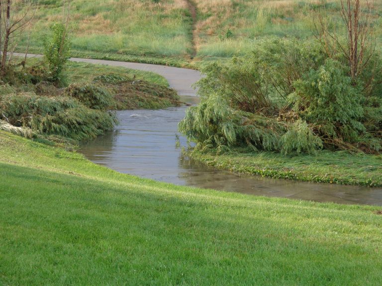 Stream Flooded over Path – Photos Public Domain